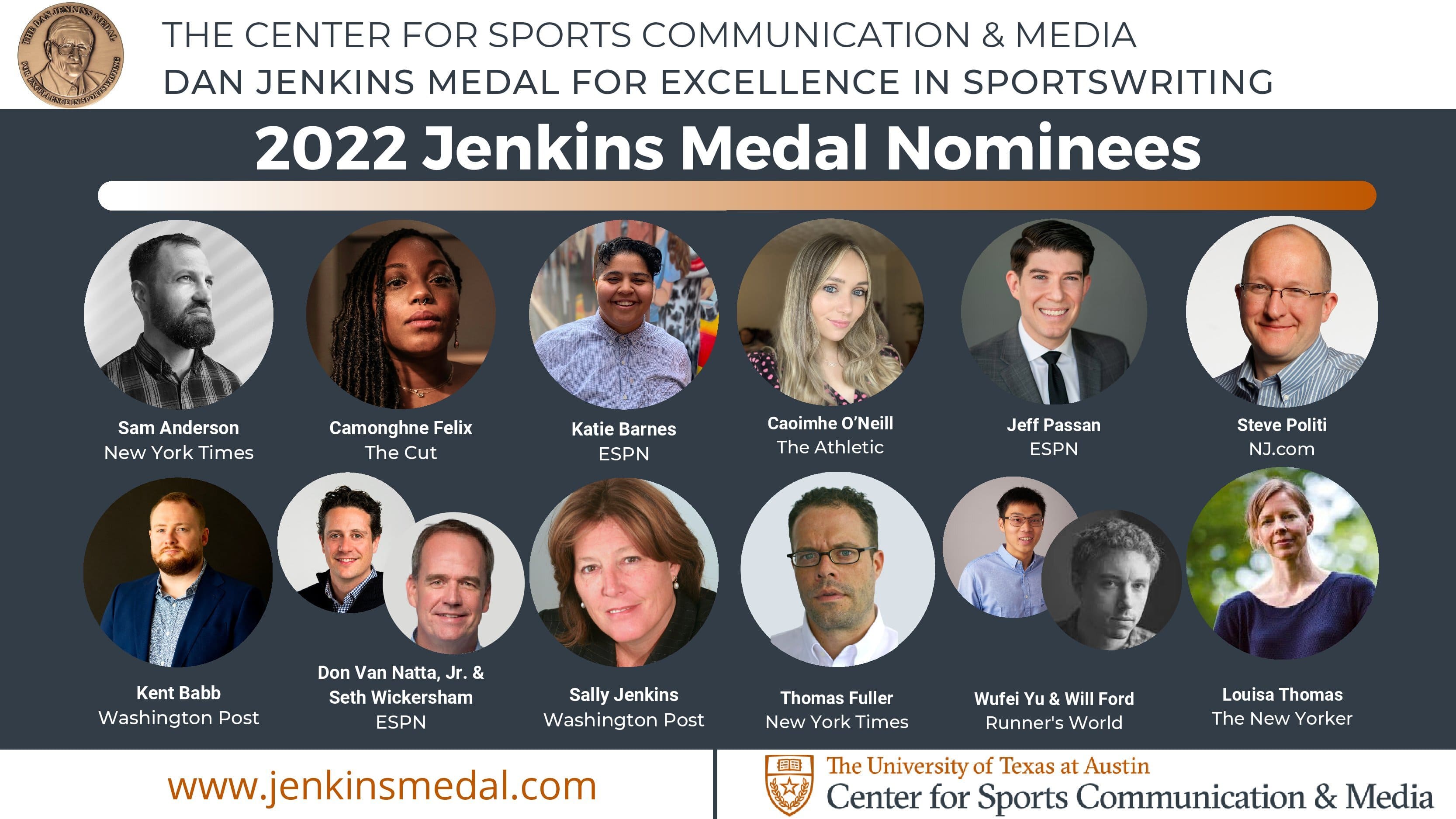 2022: Jeff Passan and Sally Jenkins Honored | Moody College of ...